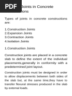 Expansion Joints Vs Contraction Joints Vs Construction Joints! | PDF ...