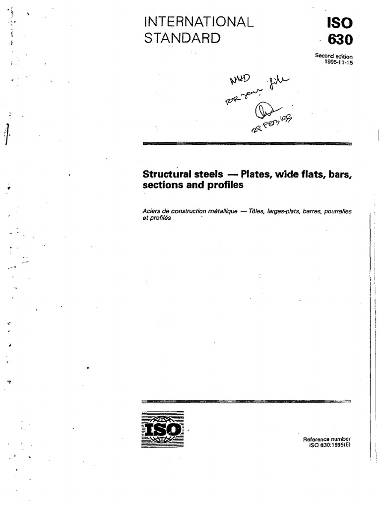 Iso 630 | PDF | Home & Garden