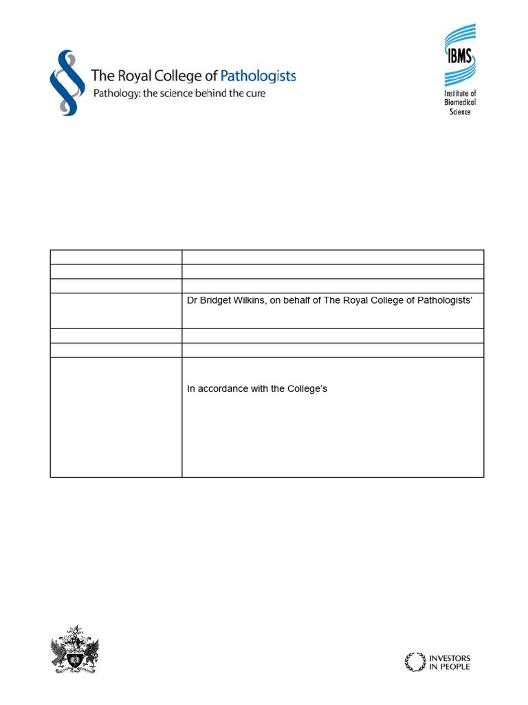Sample Retention Guide | PDF | Informed Consent | Pathology