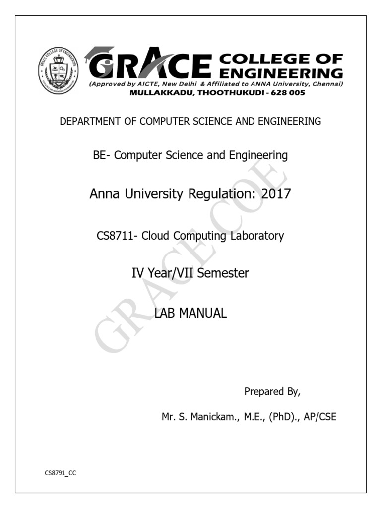 Cloud Computing Lab Manual | PDF | Apache Hadoop | Open Stack
