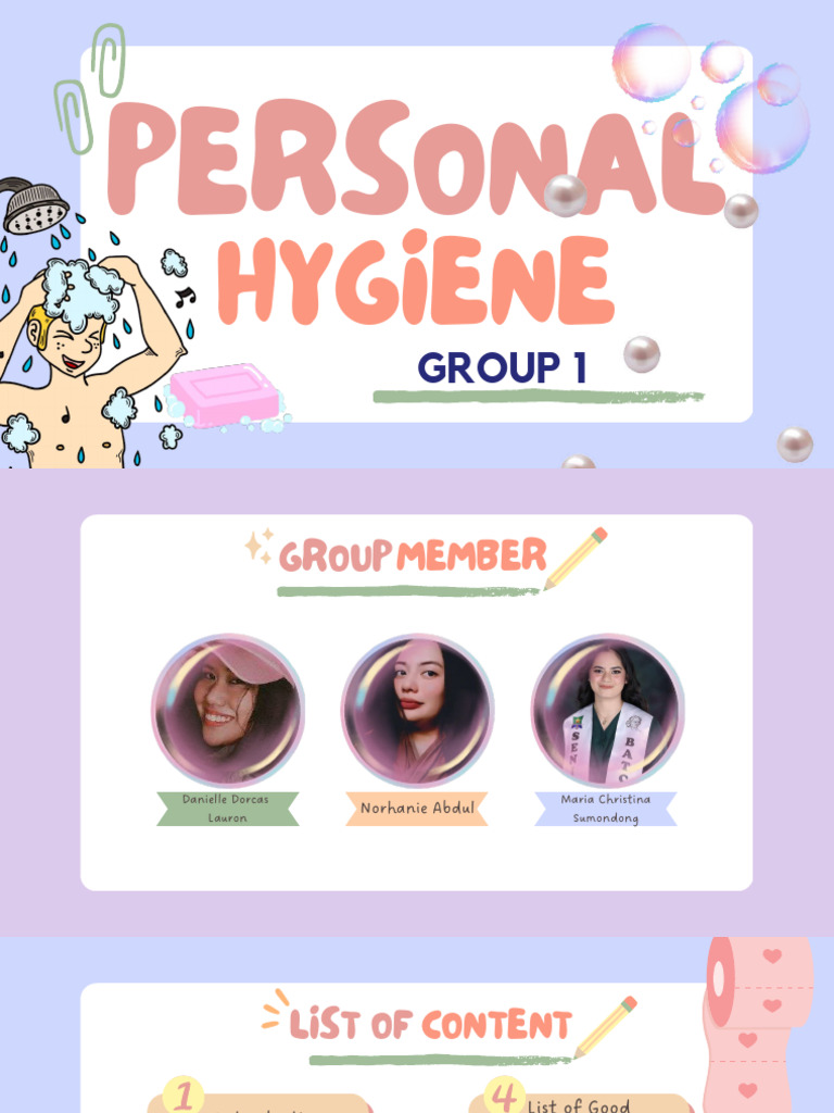 Personal Hygiene | PDF | Hygiene | Hand Washing