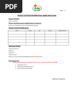 Ration Card Member Deletion Application | PDF