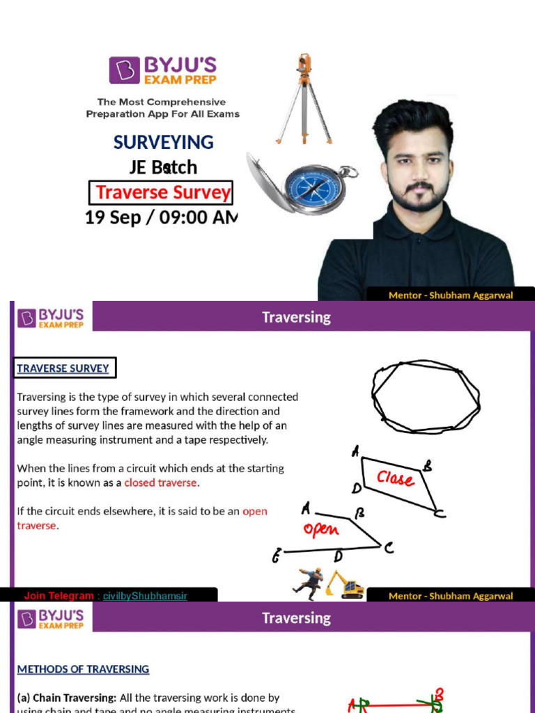 Traverse Survey | PDF