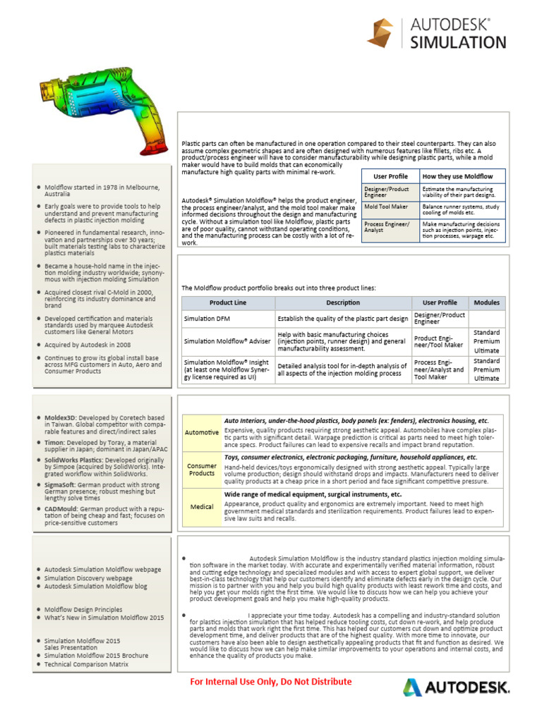 Simulation Plastic Product Quality Aesthetics Two Pager en | PDF ...