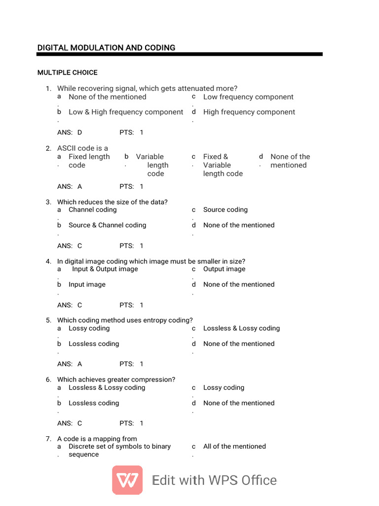 DMC MID II BIT BANK | PDF | Data Compression | Code