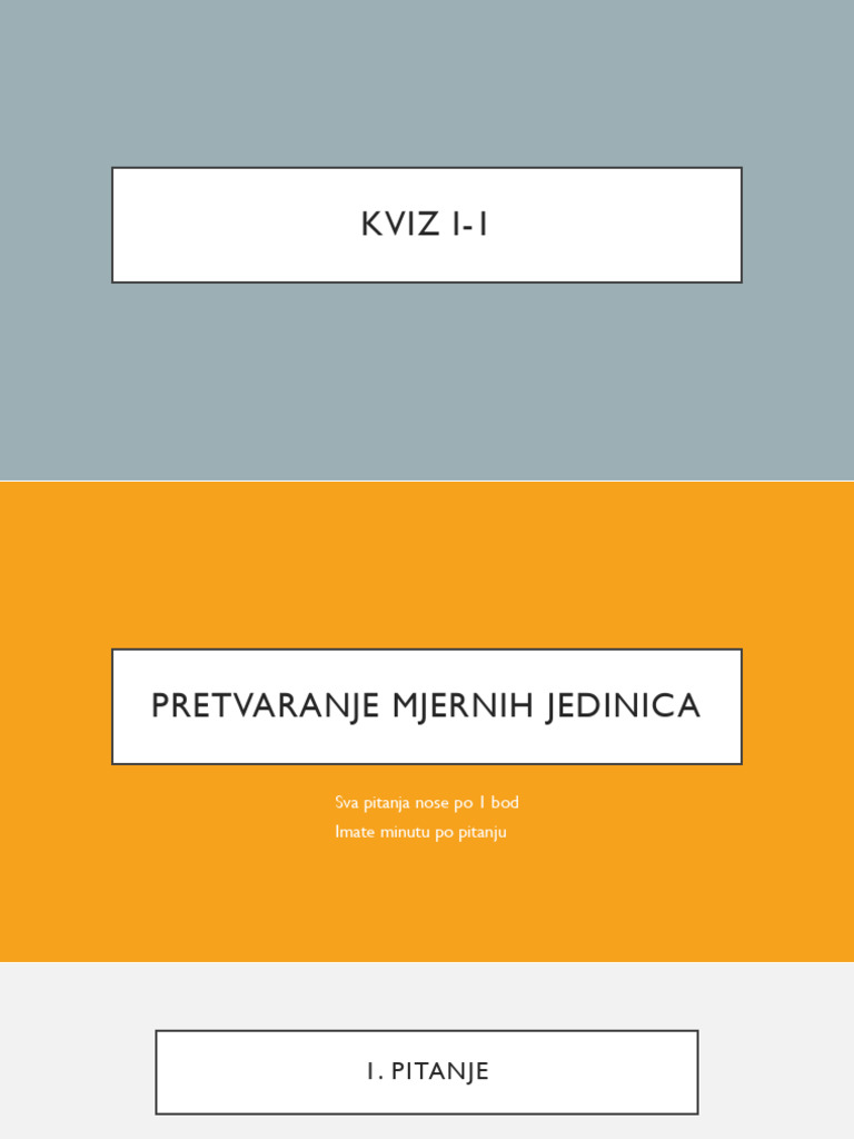 Kviz | PDF