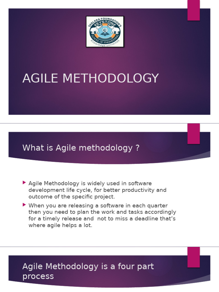 Agile Methodology | PDF | Scrum (Software Development) | Software Development Process
