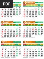 Kalender Jawa 1996 Lengkap Weton | PDF | Seni | Sejarah