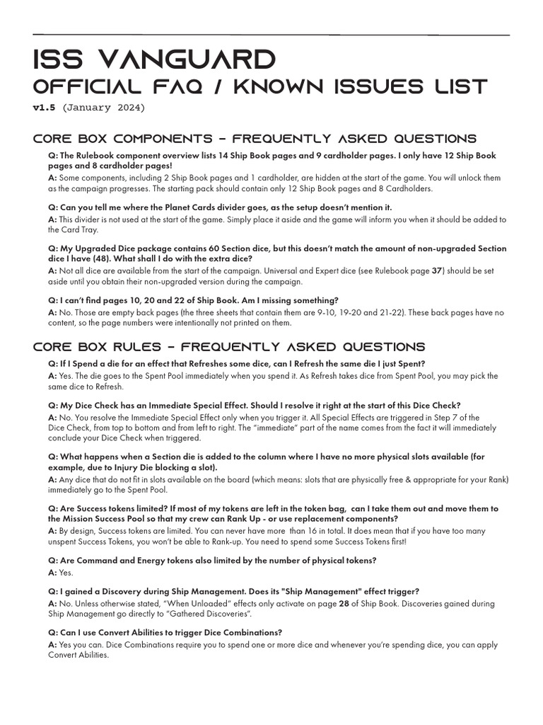 ISS - FAQ - 297x214mm - (7 PAGES) - (Corrected - 24 - 01 - 2024) 1.5 | PDF | Computers