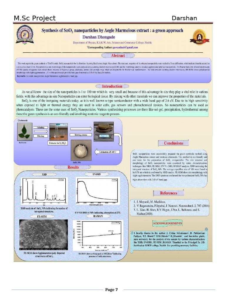 Sohan Hajare Index and Project (1) (1) (1) Organized | PDF | Ultraviolet–Visible Spectroscopy ...