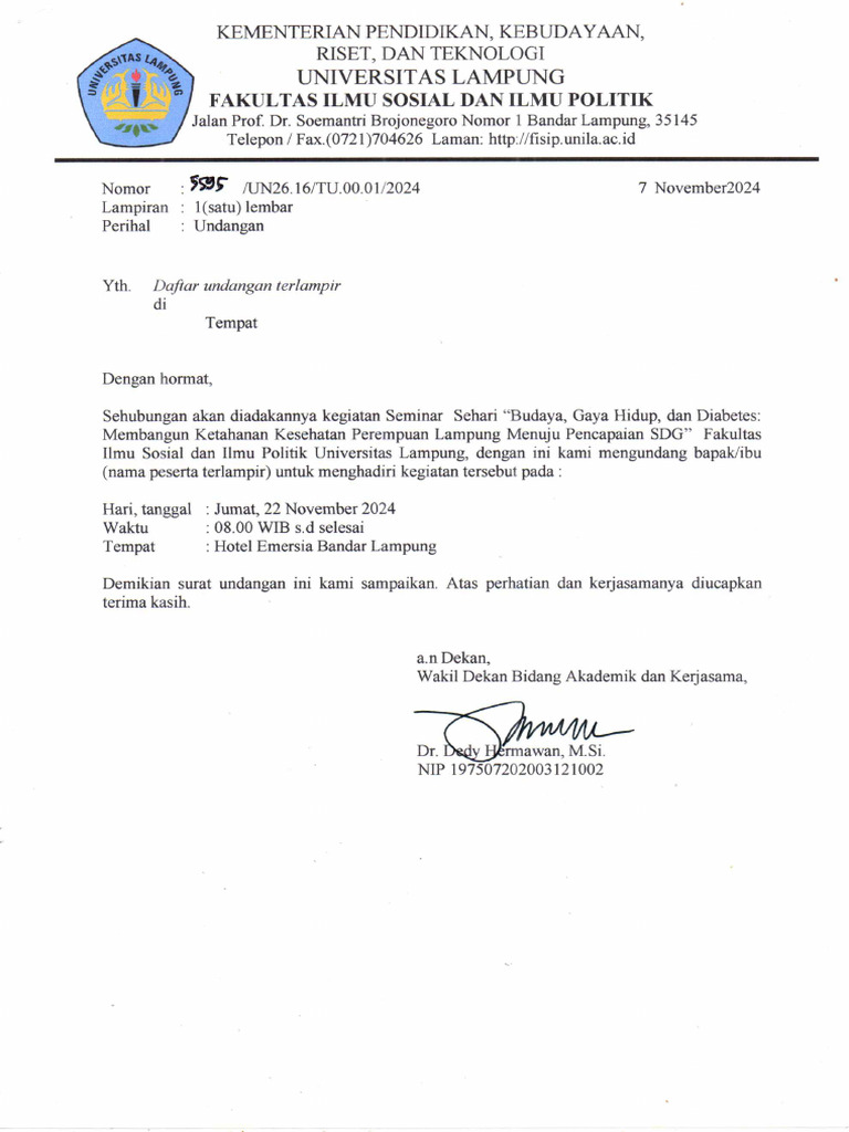 Undangan Seminar | PDF