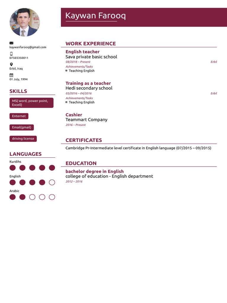 Kaywans Resume2 | PDF