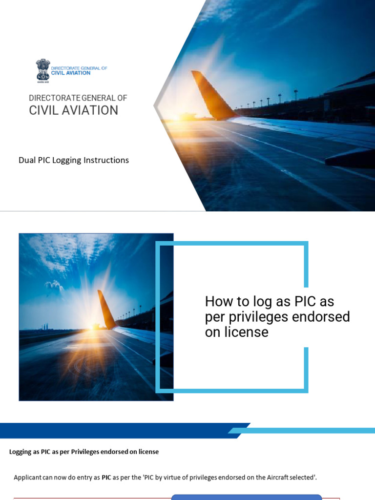 Dual PIC Logging Instructions While Filling E-Log Book | PDF | Computers