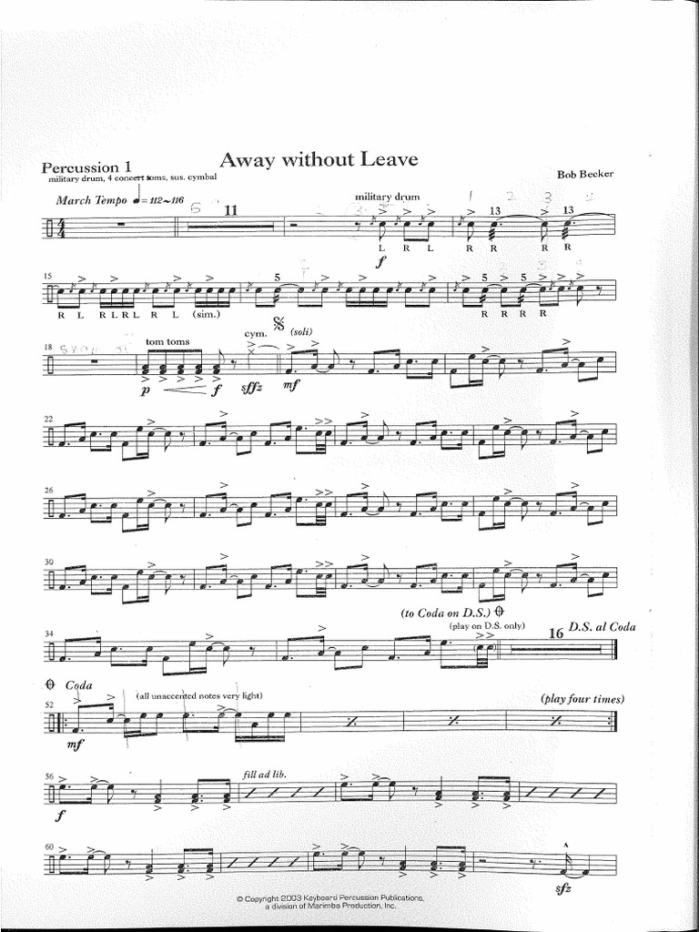 Away Without Leave | PDF