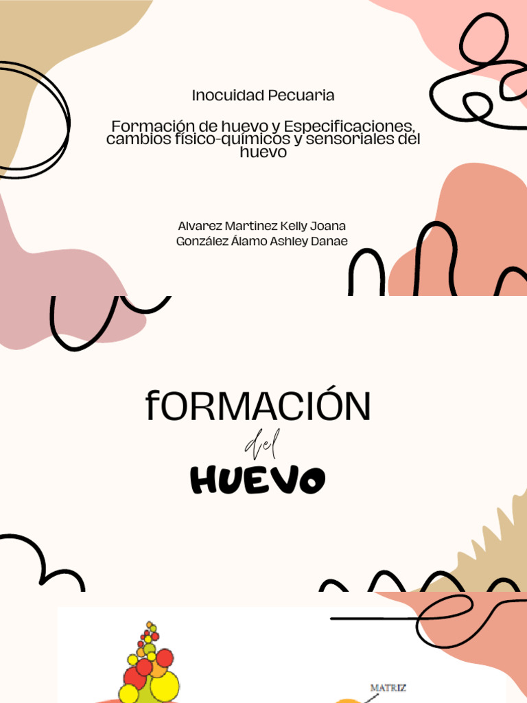 Formación de Huevo y Especificaciones, Cambios Físico-Químicos y ...