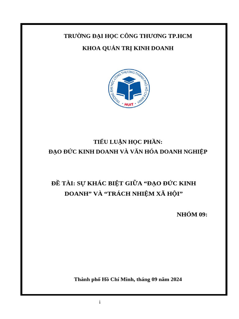 Sự khác biệt giữa DDKD và TNXH nhóm 9 tiết 10-12 T7 | PDF