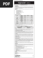Ciprobay Dosage and Indications Guide | PDF | Intravenous Therapy ...