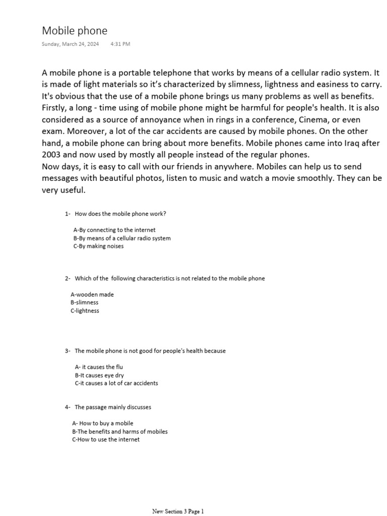 002 - Mobile Phones | PDF