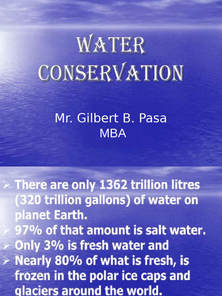 Water Scarcity and Conservation | PDF