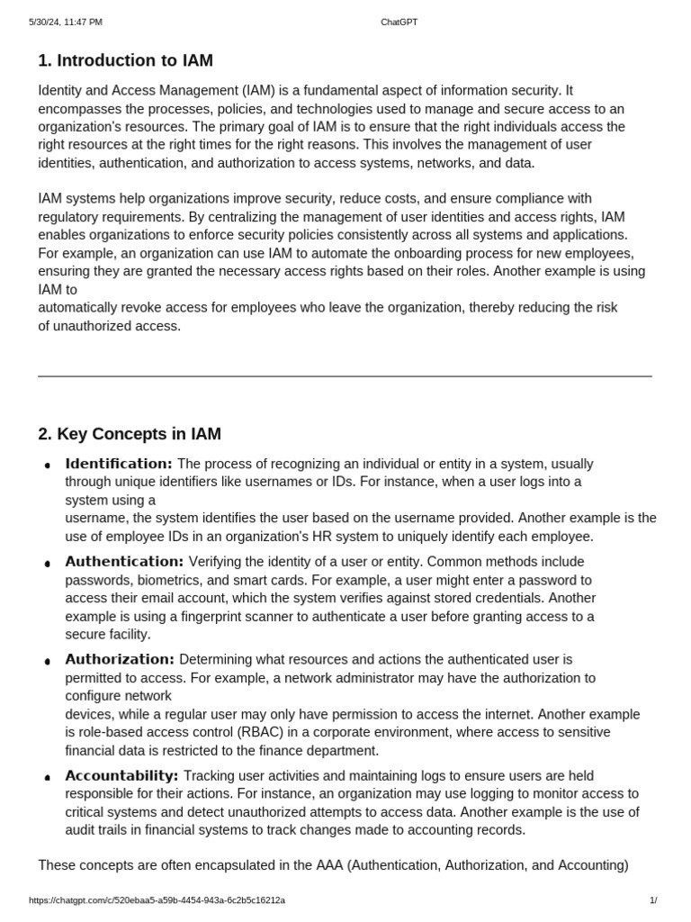 Identity & Access Management | PDF | Computer Security | Security