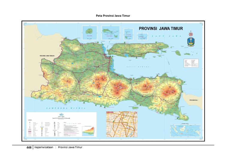 Peta Jawa Timur Versi 20202020 | PDF
