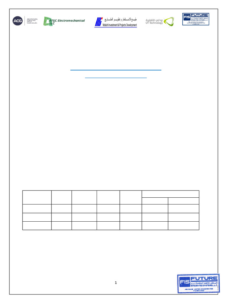FIS Method Statement For Installation of SCS System | PDF | Optical ...