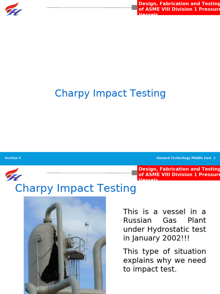 UG-84 Impact Testing Guidelines | PDF | Welding | Construction