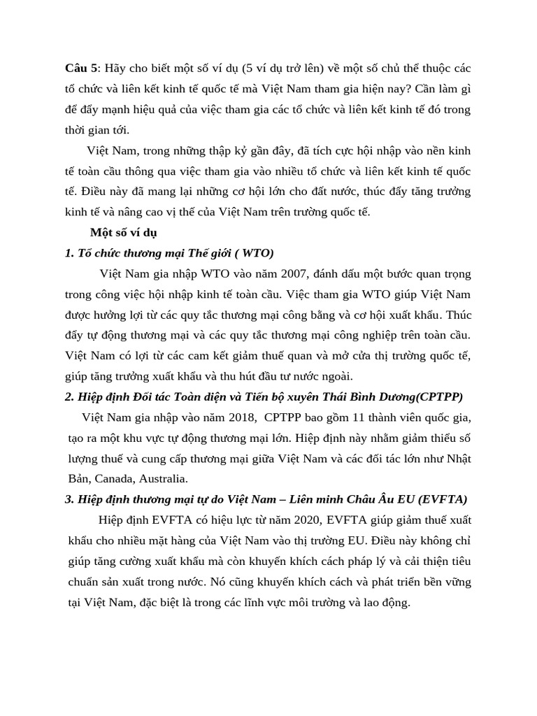 Câu 5 - QTKDQT | PDF