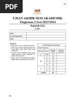 Kertas UASA Sejarah T3 | PDF
