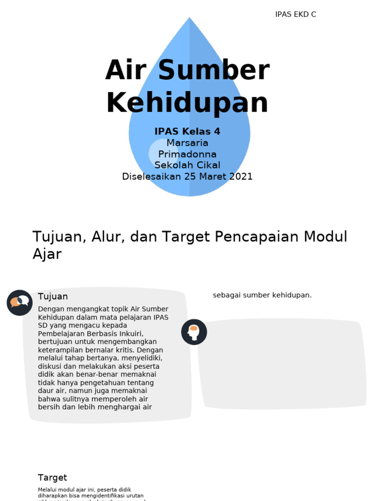 Modul Ajar Ipas Kelas 4 | PDF | Karier & Perkembangan | Kajian Bahasa Asing