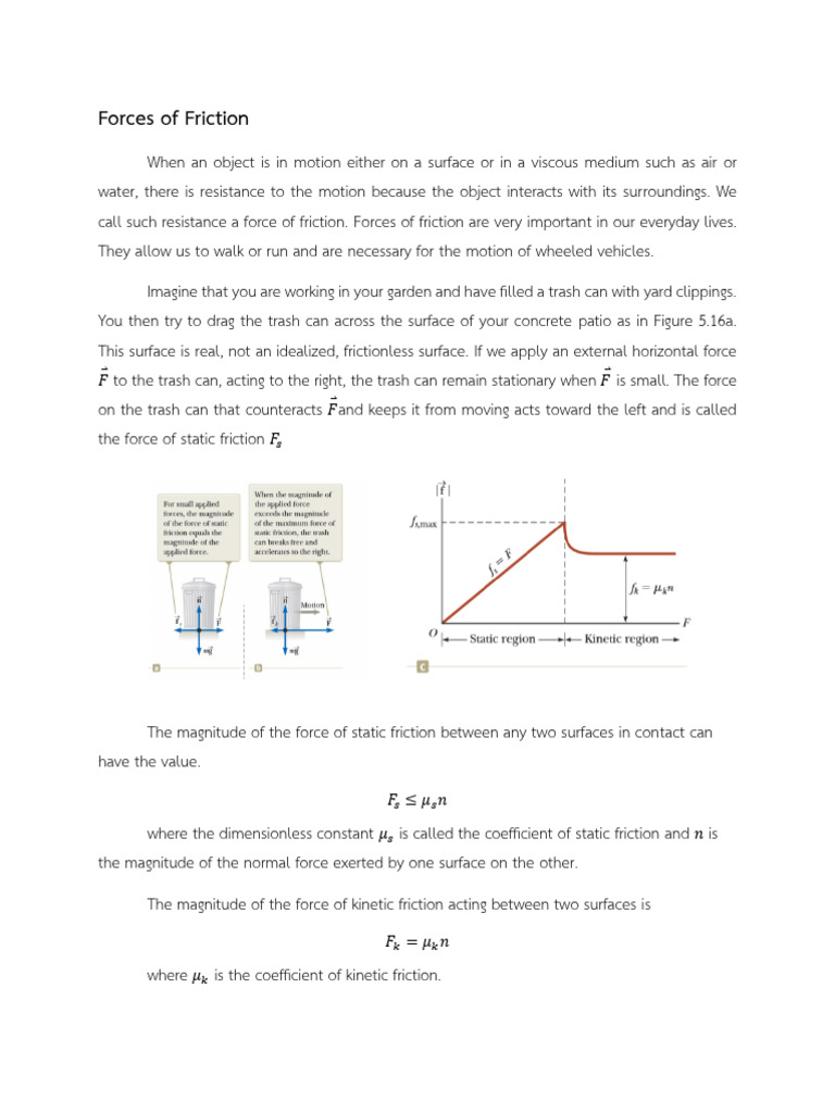 Law of motion 3 | PDF | Friction | Force