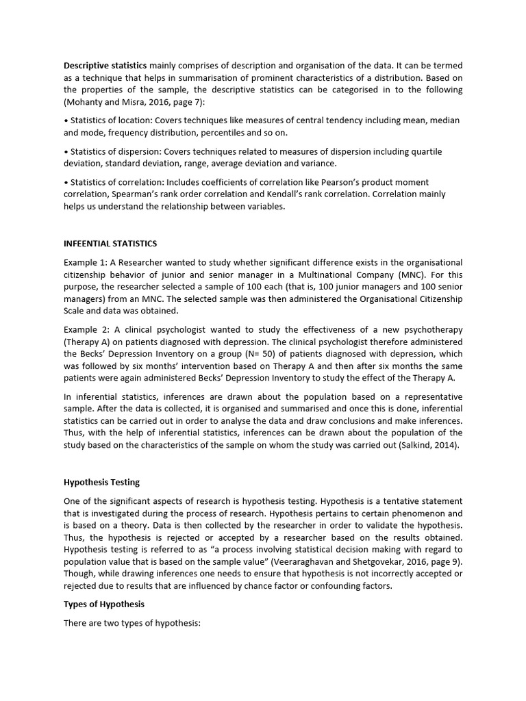 Module 3 - Inferential Statistics | PDF | Statistical Significance | Hypothesis