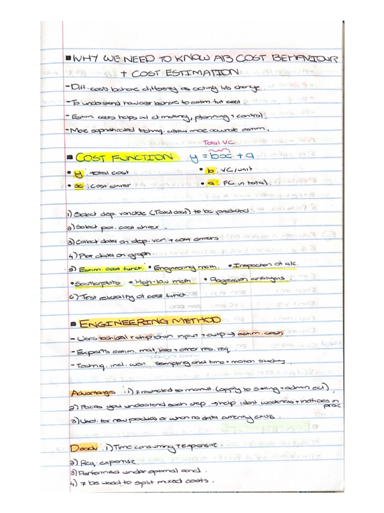 + Cost Estimation | PDF