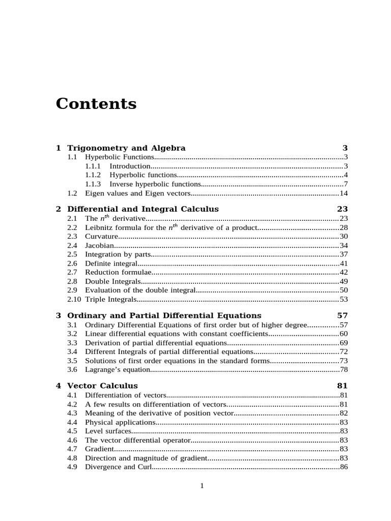 Advanced Math Concepts Guide | PDF | Eigenvalues And Eigenvectors | Trigonometric Functions