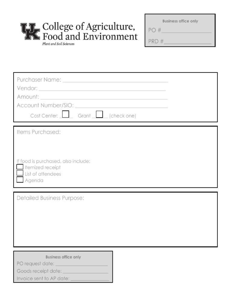 Purchasing Document 03.12.12 | PDF | Finance & Money Management