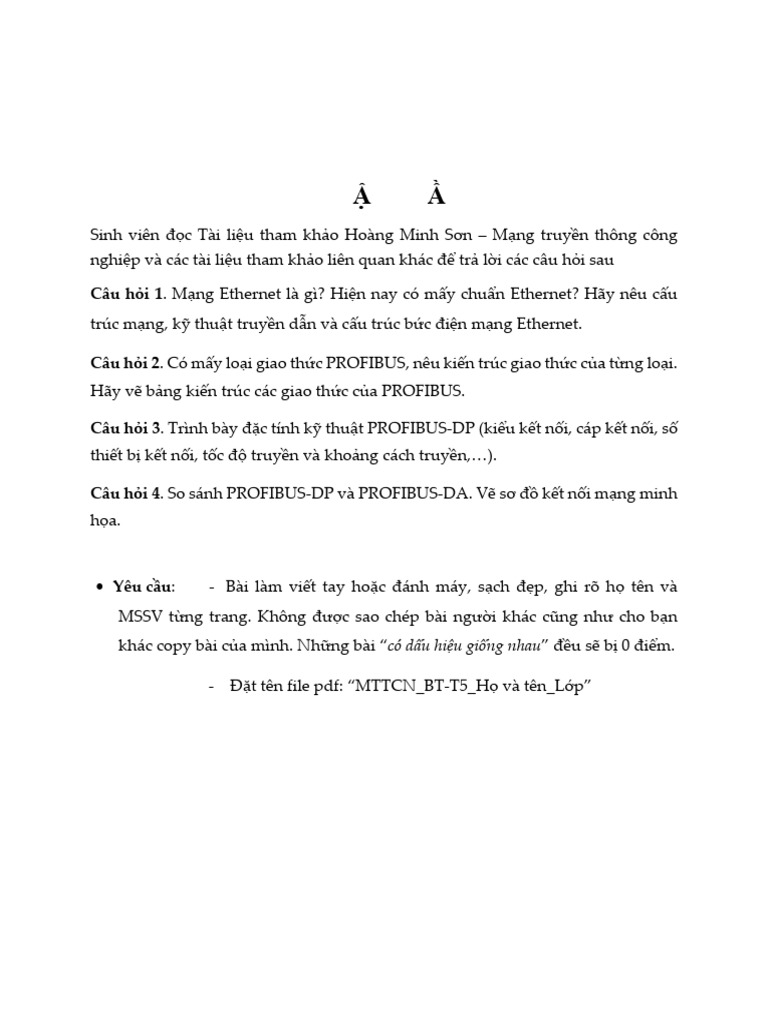 Bai Tap Tuan 5 | PDF