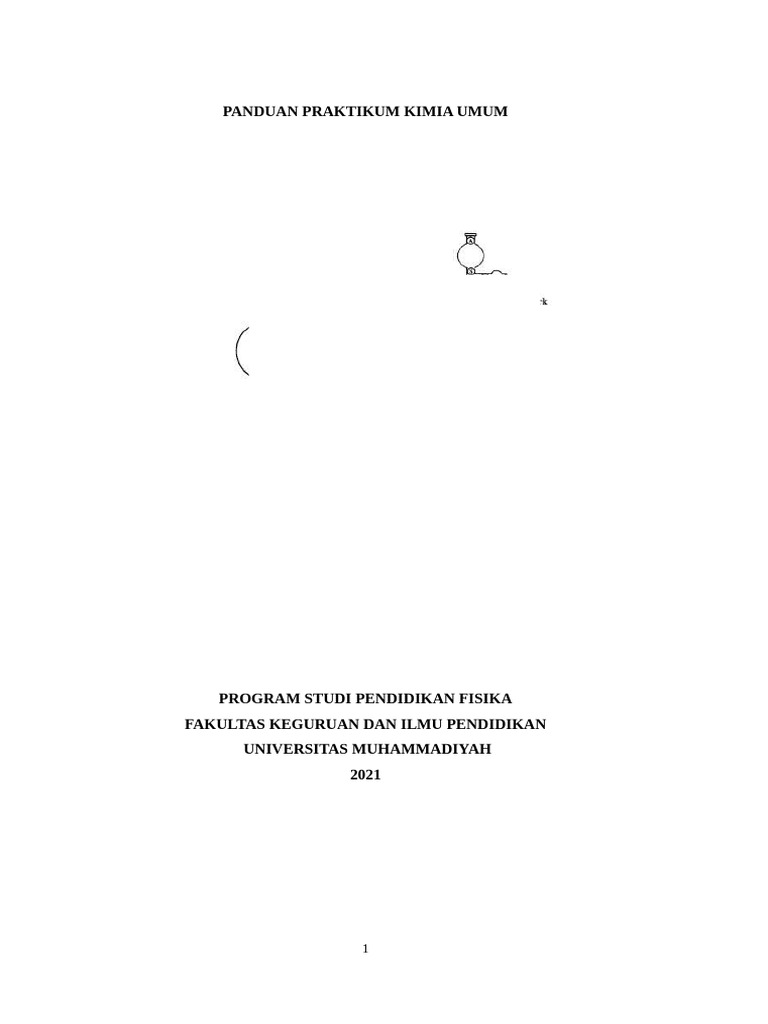 Petunjuk Praktikum Kimia | PDF