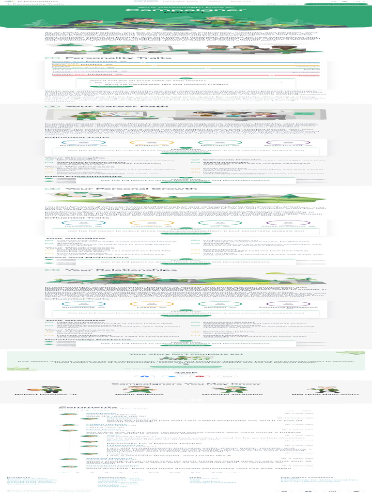 ENFP Personality (Campaigner) 16personalities | PDF | Creativity | Empathy