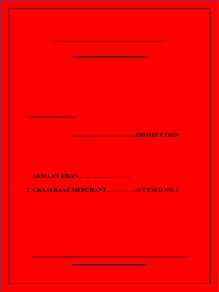 CIM2022 - Abhinav Jha - Memorial On Behalf of Defence | PDF | Aiding And Abetting | Burden Of ...