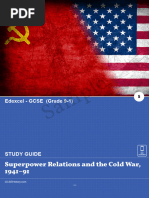 Edexcel Cold War Exam Paper Guide | PDF | Cold War | International Security