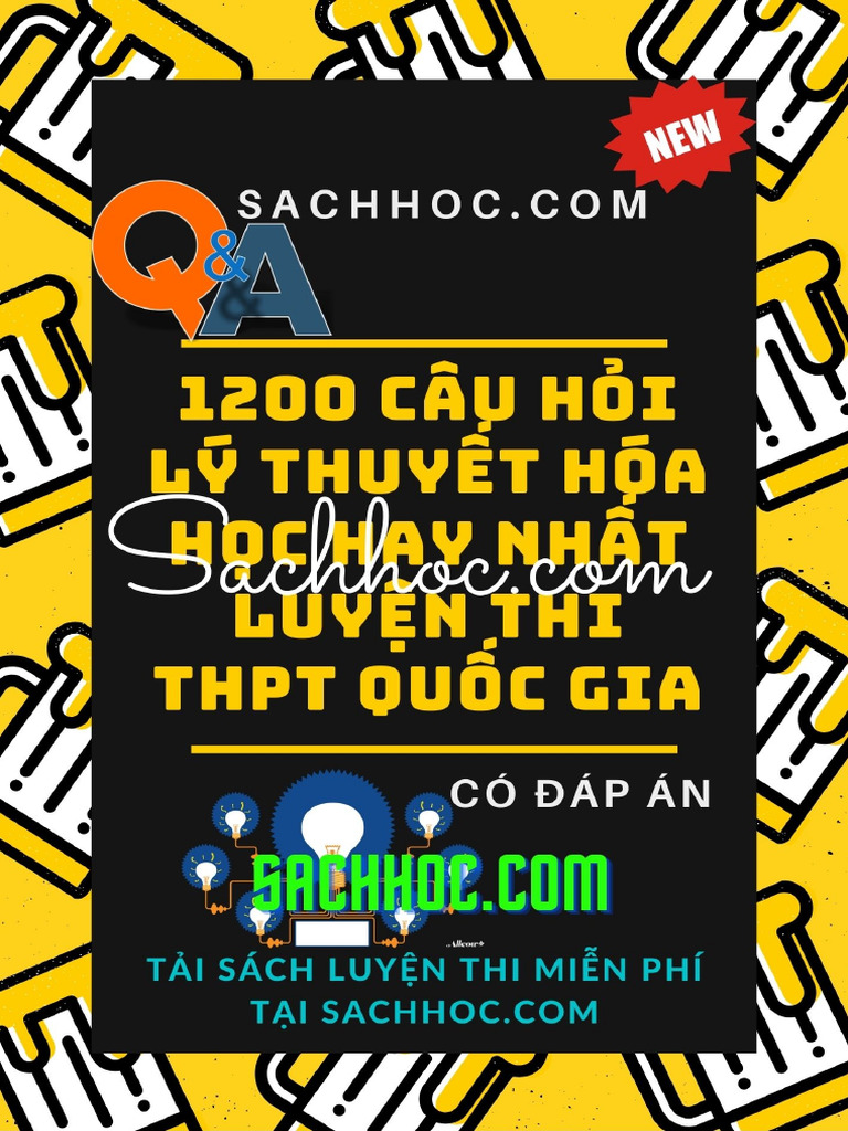 1200 Cau Trac Nghiem Hoa Hoc | PDF
