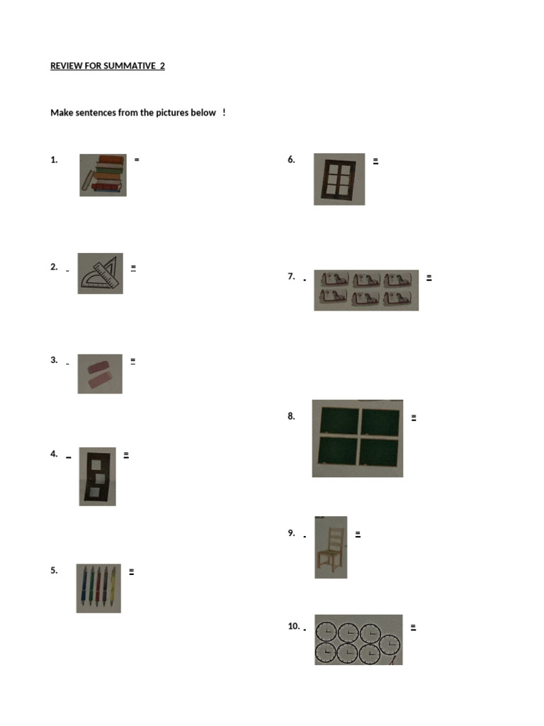 Review For Summative 2 | PDF | Teaching Methods & Materials