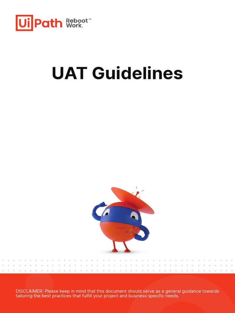 UAT Guidelines | PDF | Automation | Audit