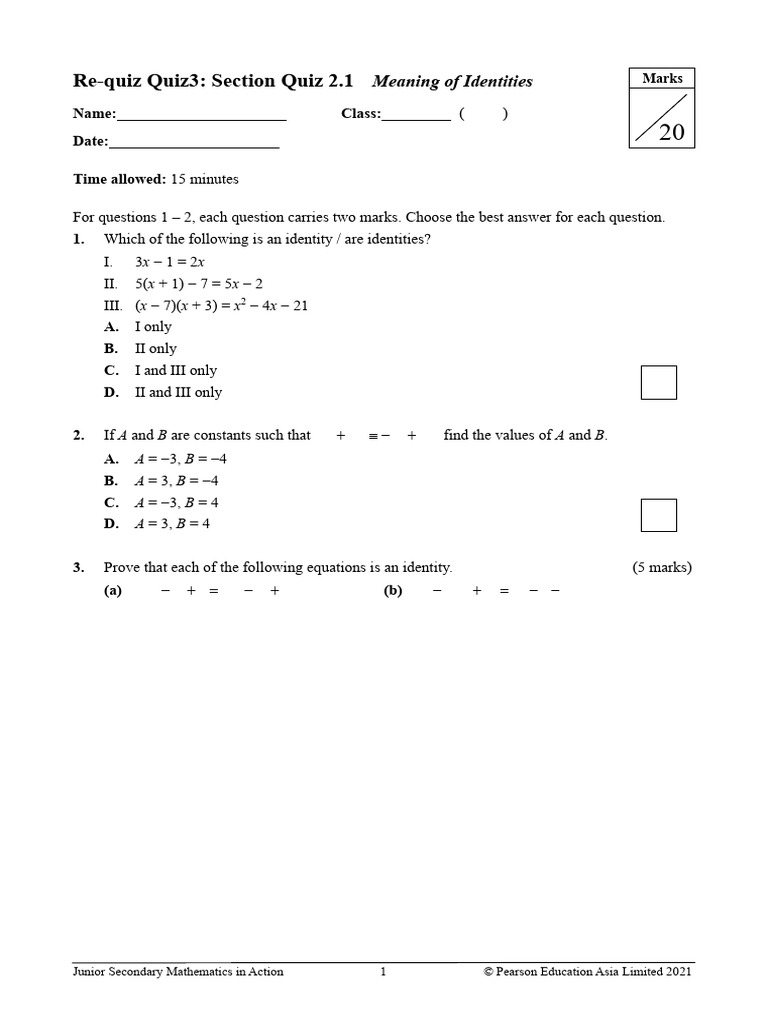 Quiz3 Requiz - 2A02 - Section 1 Quiz - E | PDF | Teaching Methods ...