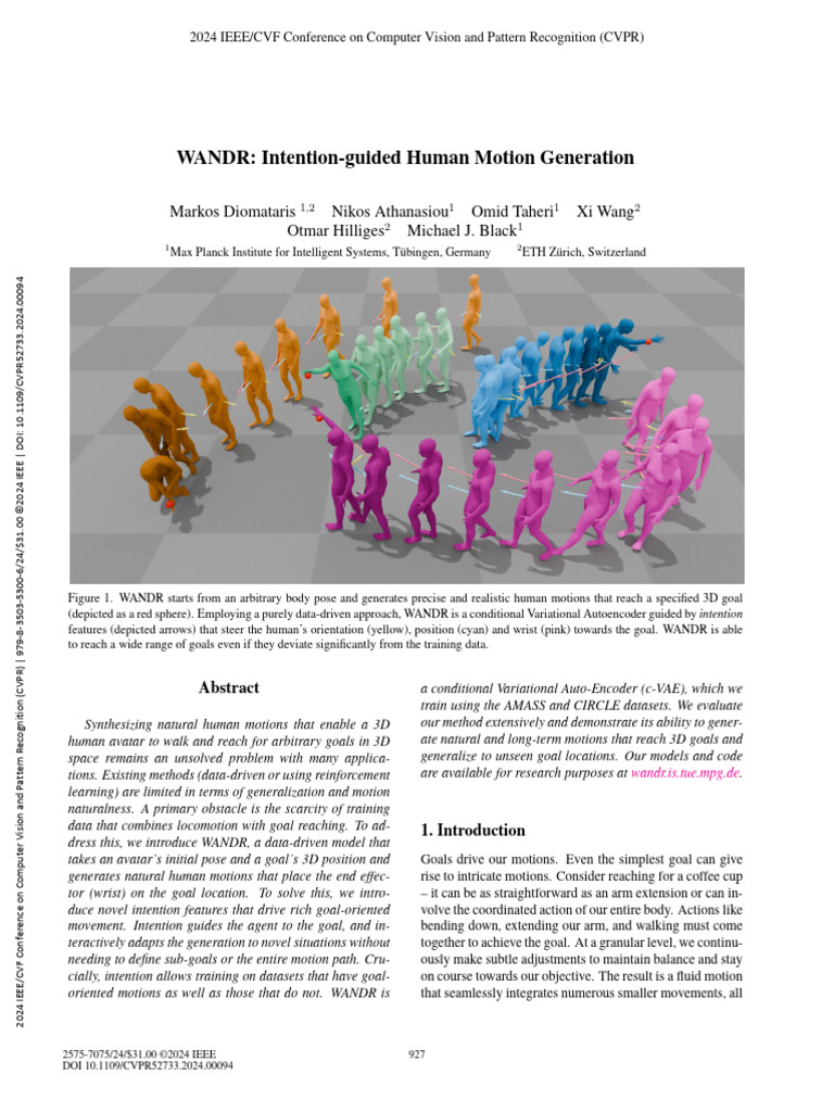 Intention-Guided Human Motion Model | PDF | Normal Distribution | Goal