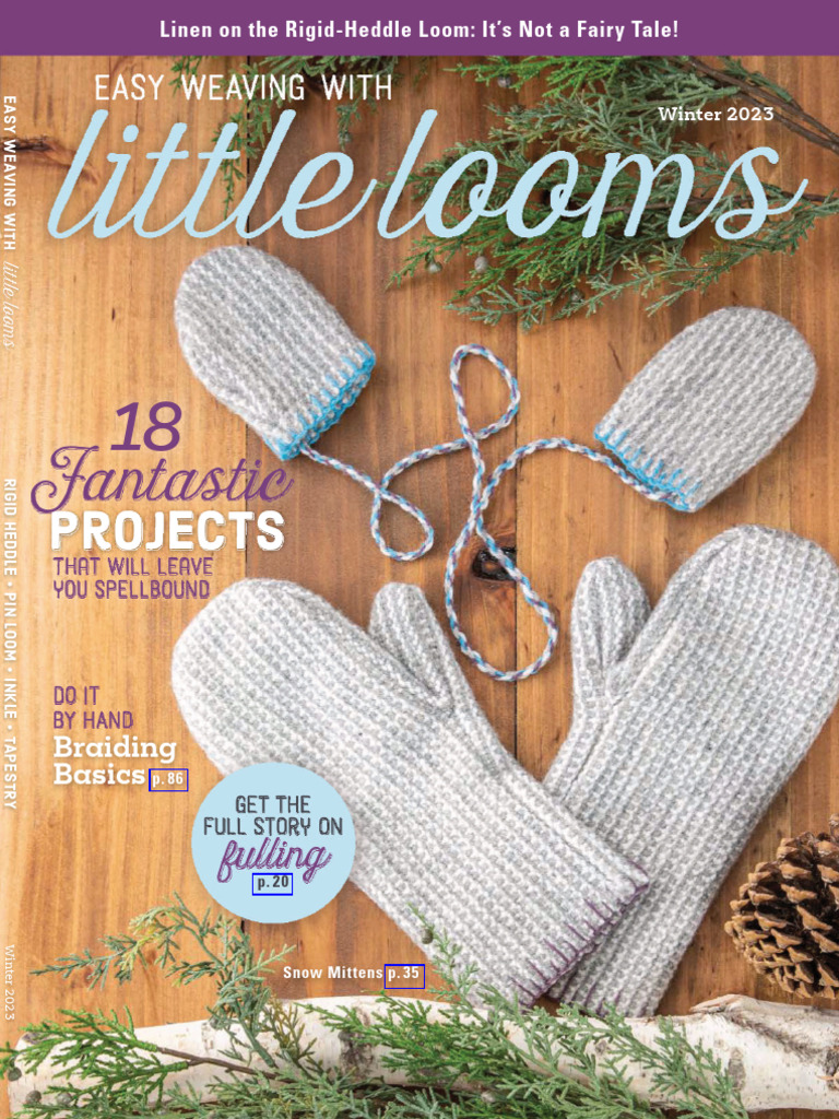 Little Looms No 8 - Winter 2023 | PDF | Loom | Weaving