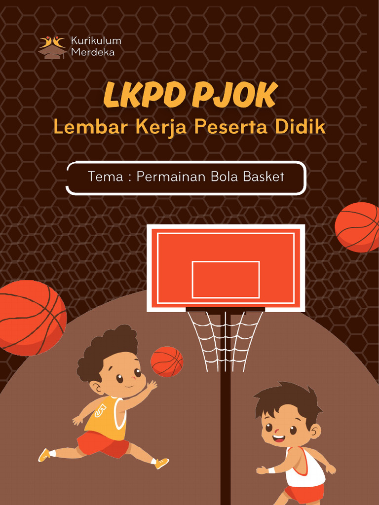 Refrensi LKPD PJOK Permainan Bola Basket Agus Andri Canva | PDF