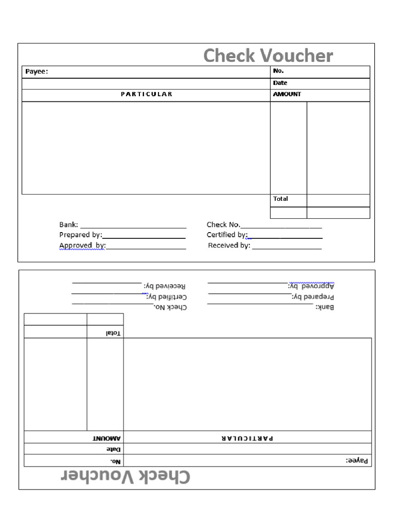 Check Voucher 2 | PDF