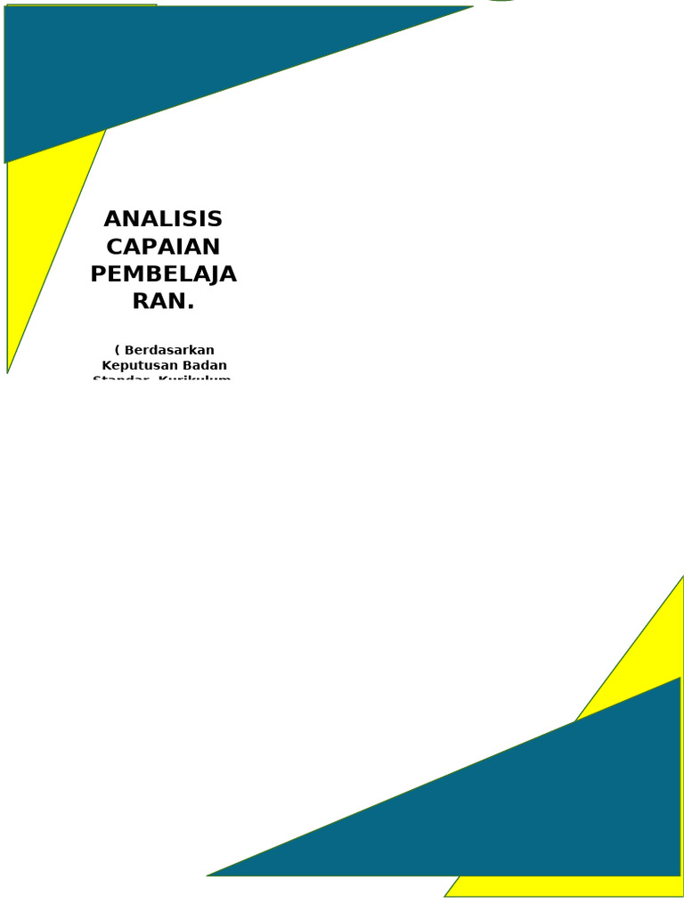 Analisis CP, TP Dan Atp 2024 | PDF | Seni & Disiplin Bahasa