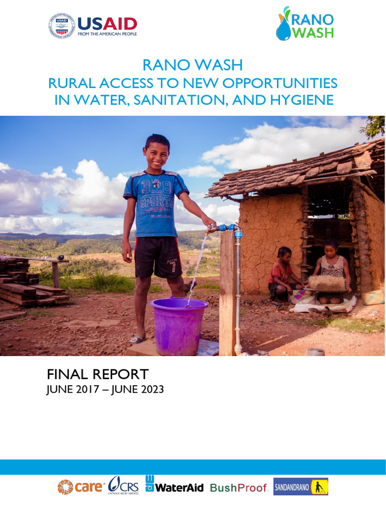 Rano Wash Final Report September 2023 Appoved | PDF | Wash | Sanitation